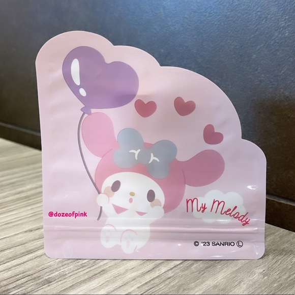Sanrio | Accessories | Sanrio My Melody Pink Fancy Die Cut Zip Bags ...